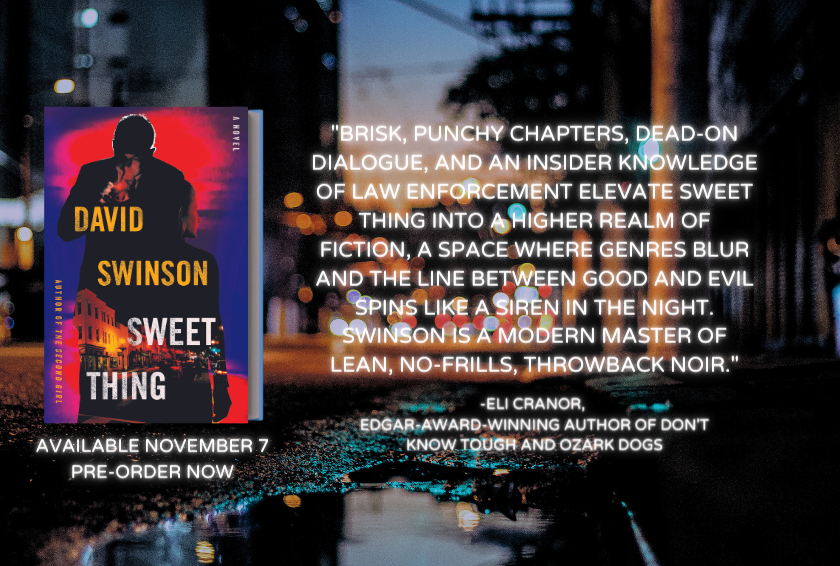 Praise for Sweet Thing from Eli Cranor, Edgar-Award-winning author of ...