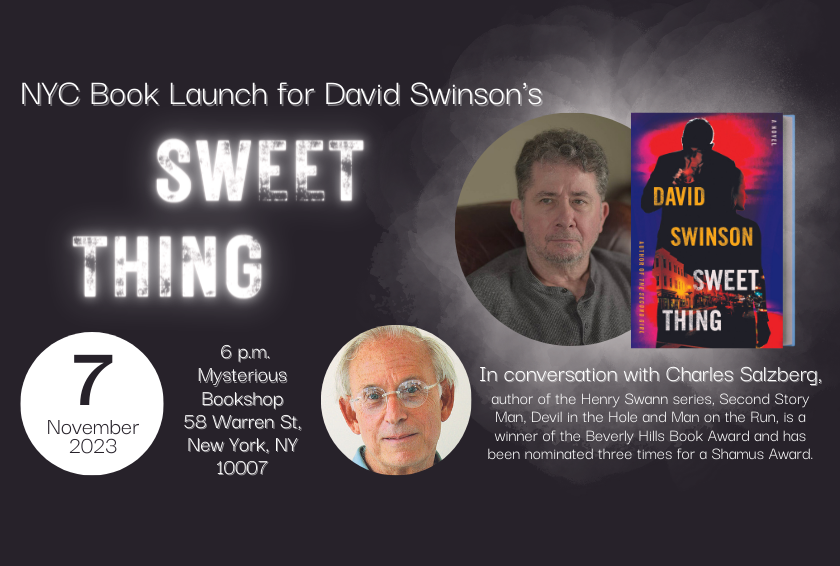 NYC Book Launch for David Swinson's SWEET THING - David Swinson